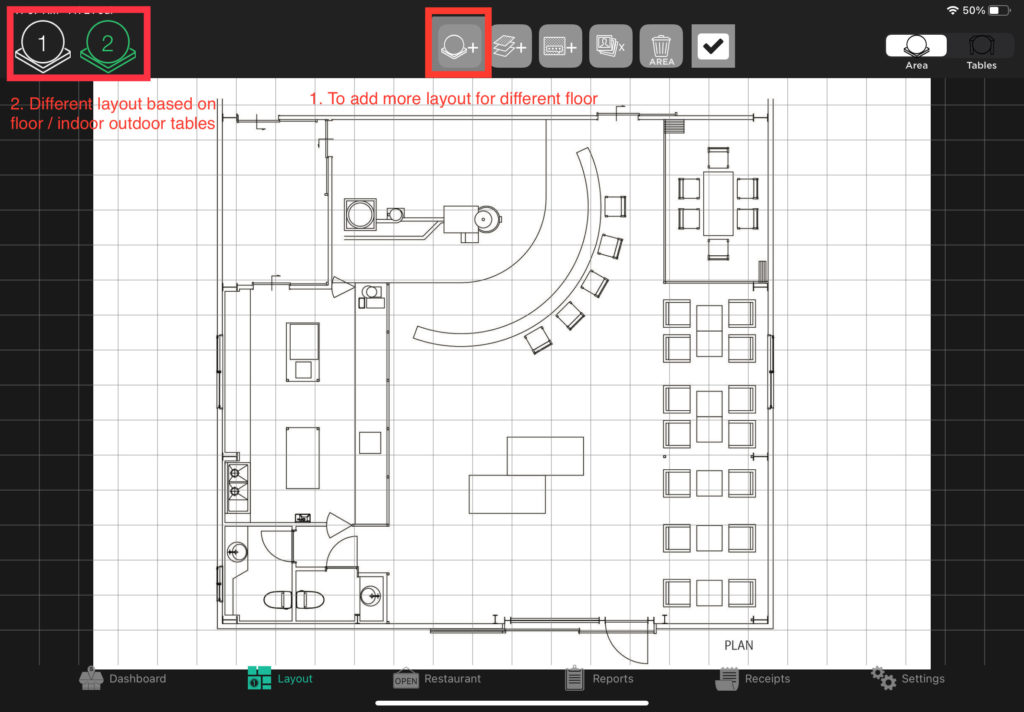 Bar and Bistro owners love this feature in Slurp! POS: Table Layout ...